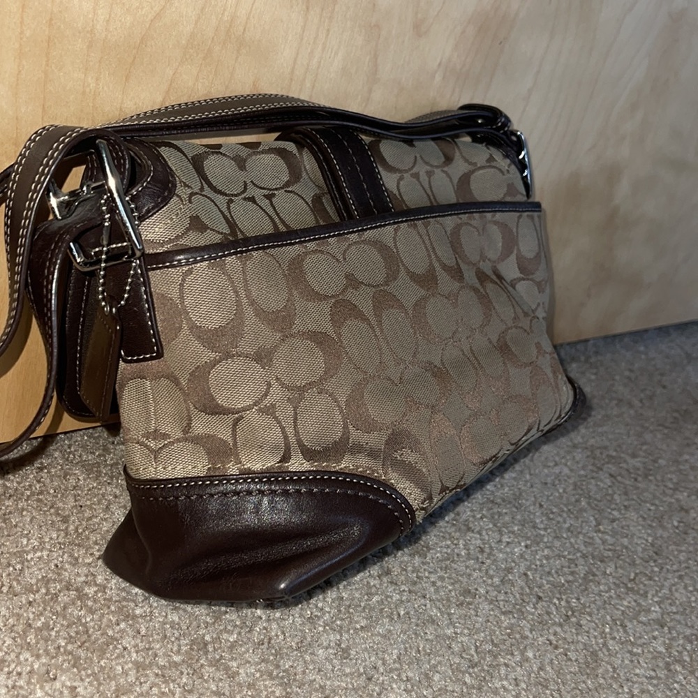 Coach Monogram Shoulder Bag - Gem